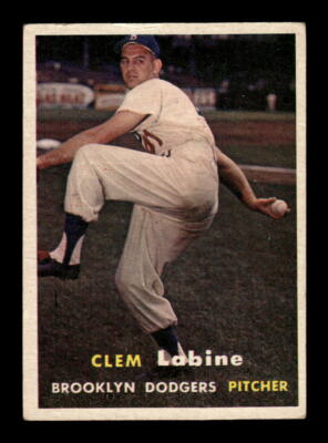 1957 Topps Baseball #53 Clem Labine VG CREASE Brooklyn Dodgers | eBay
