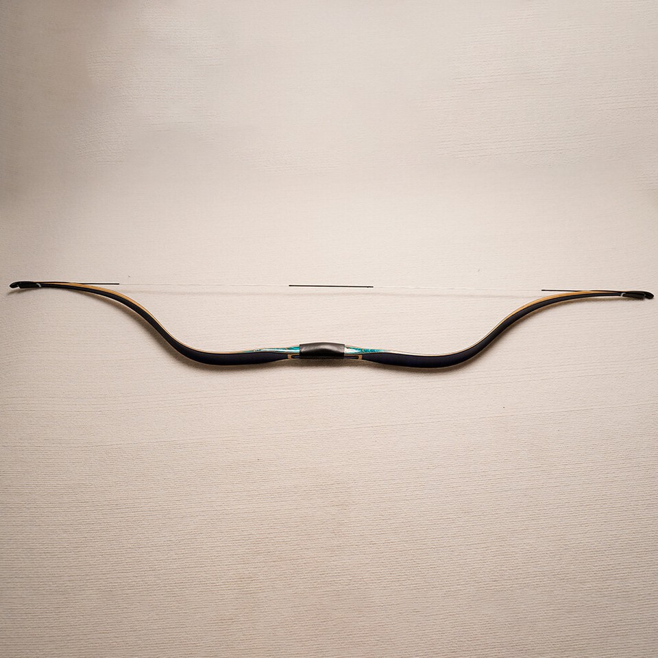 US 64'' ZhuRan Curly Maple Blue Han Bow Recurve Bow Long Bow Archery ...