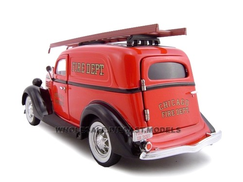 1935 FORD CHICAGO FIRE DEPARTMENT 1:24 DIECAST MODEL CAR UNIQUE ...