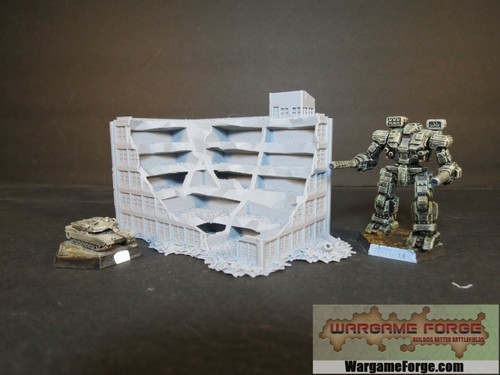 Modern Ruined Factory - Tabletop Wargame Terrain Battletech | eBay