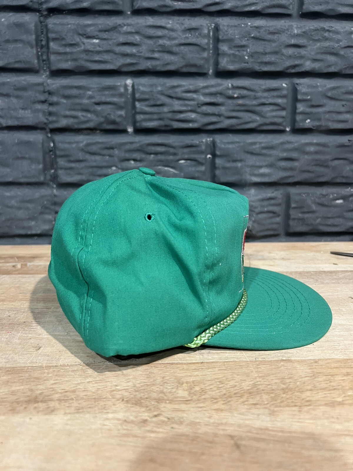 Enjoy Mello Yellow Green Rope Hat Adjustable VTG Style Soda Hat Cap | eBay