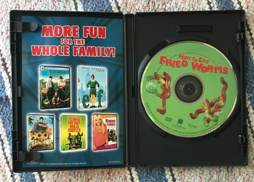 How to Eat Fried Worms (New Line Platinum Series) DVD PreOWNed FREE ...