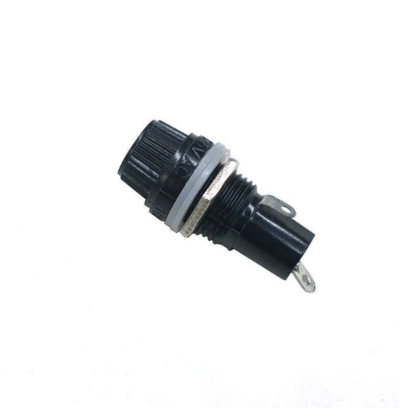 Small Fuse Holder 5x20/6x30mm Panel Mount Knobs Base Socket Tube Glass ...