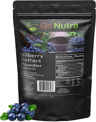 Bilberry Extract Powder 10:1 Extract 4oz Bilberry Powder Antioxident ...