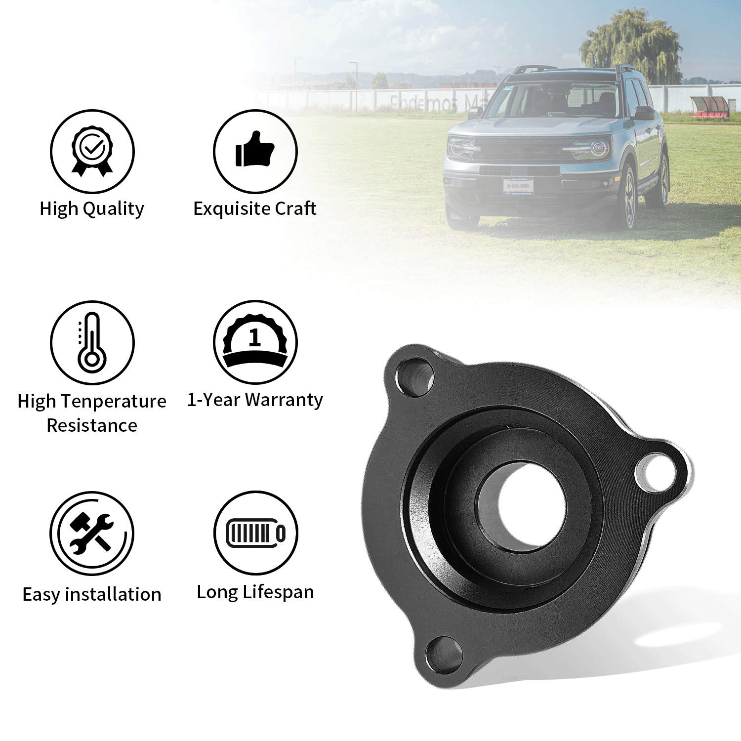 Blow off Valve Adapter BOV Fit For Ford Mustang Fusion Fiesta Escape ...