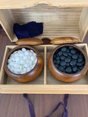Go Stone Clam In Paulownia Box | eBay