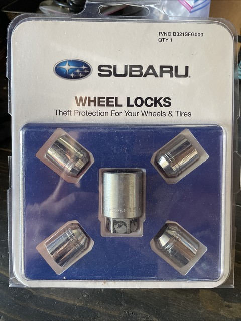 Genuine Subaru Steel Wheel Locks Kit Fits All Models Set of 4 ...