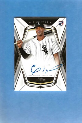 ELOY JIMENEZ 2019 TOPPS FIVE STAR ROOKIE RC AUTO AUTOGRAPH "ON CARD ...