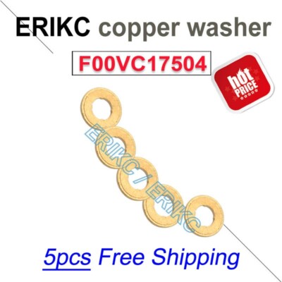 F00VC17504 2mm Fuel Injector Nozzle Copper Washer F 00V C17 504 For ...