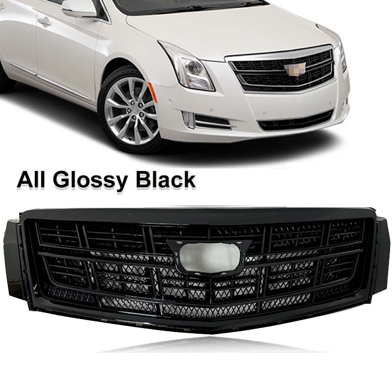 Upper Black Grill For 2013-2015 2016 2017 Cadillac XTS Sedan Front ...