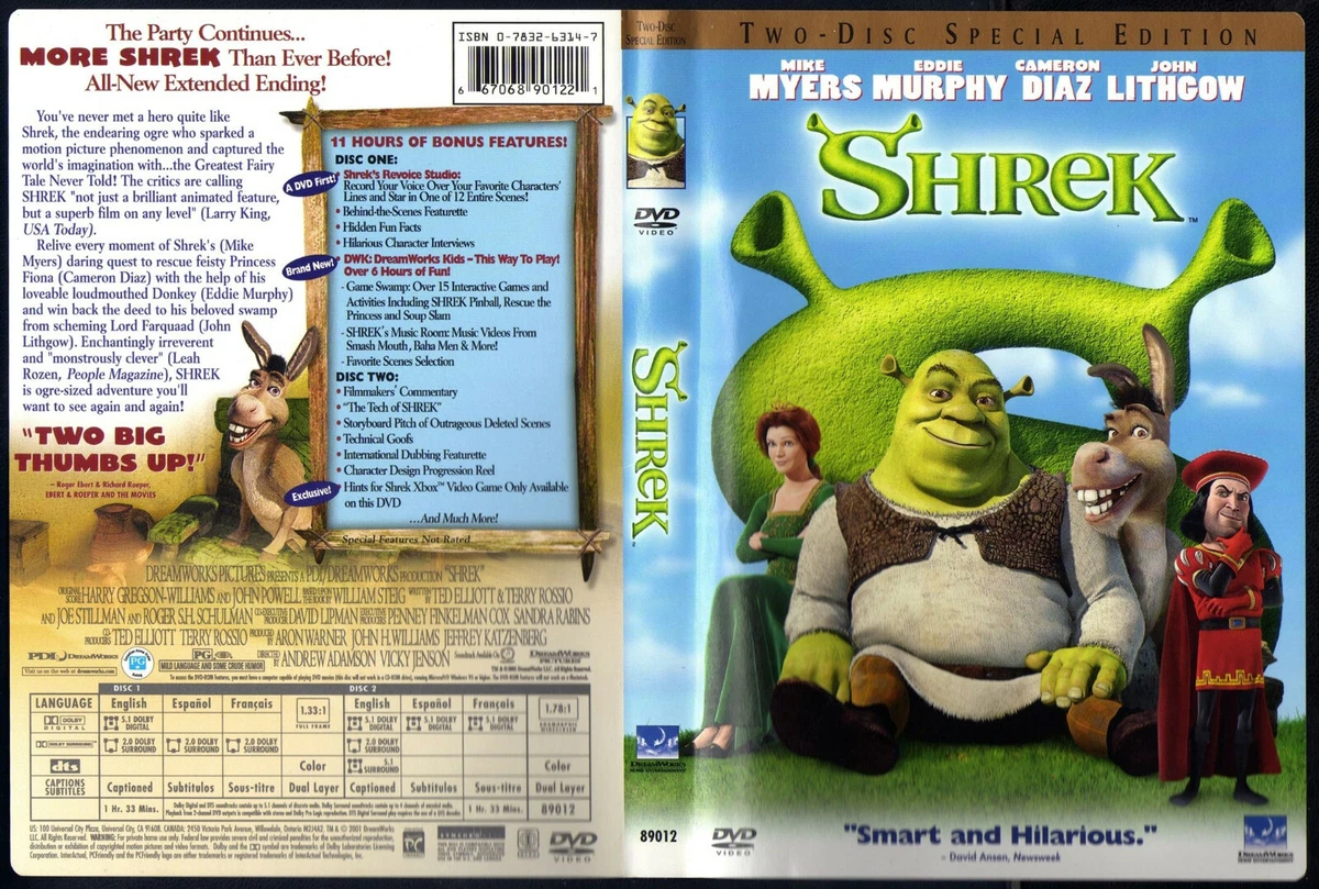 Shrek 2 Dvd Ebay