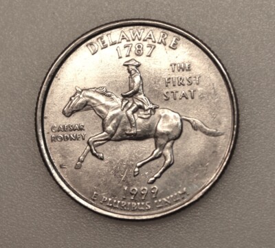 1999 Delaware P Quarter Mint Error Reverse Side | eBay