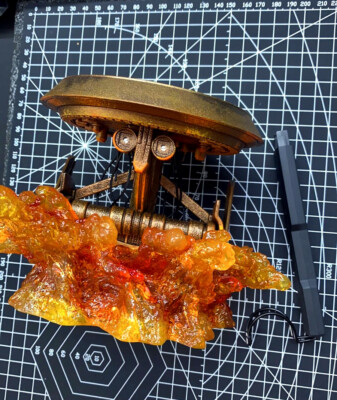 Hot Toys 1/6 Anakin Skywalker Mustafar Panning Droid Floating Stand ...