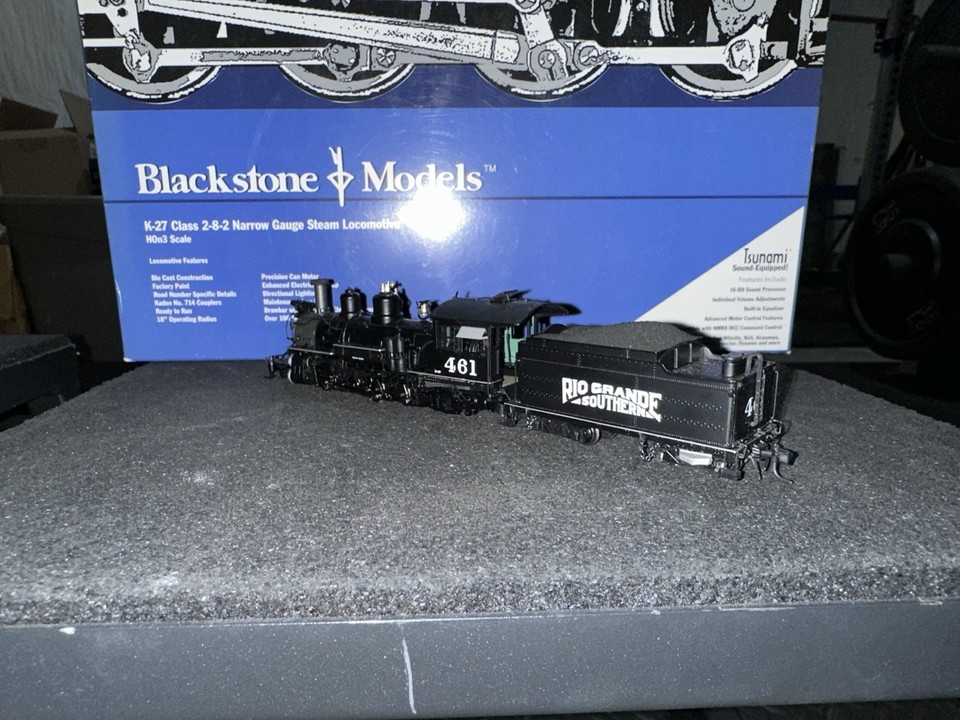 Blackstone HOn3 K-27 DRGW DCC sound Rio Grande Southern #461 | eBay