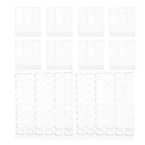 600 Pcs Transparent Oval Dispensing Double-sided Tape Sticky Tab | eBay