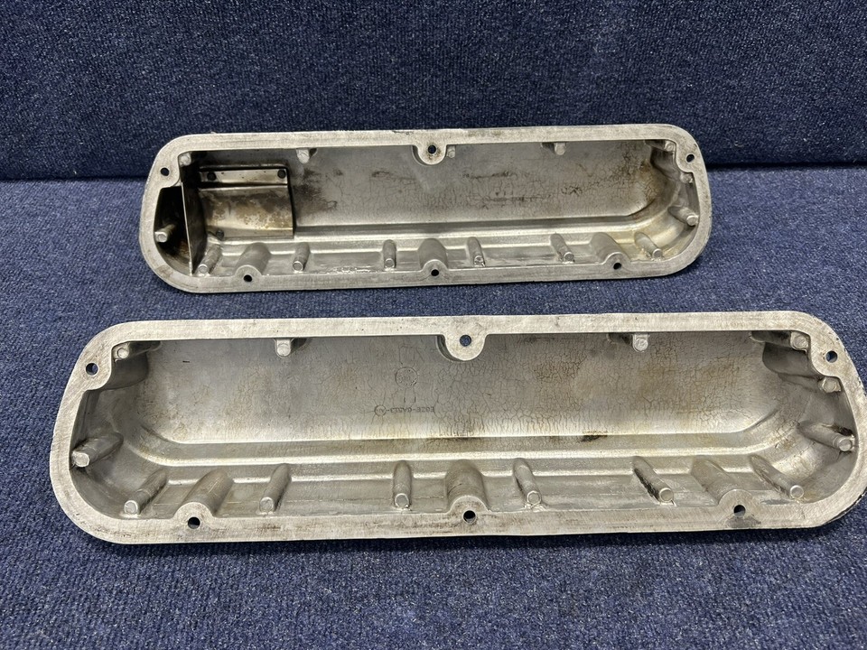 87-93 Ford Mustang Factory Aluminum Valve Covers 5.0L 5.0 302 289 E6ZE ...