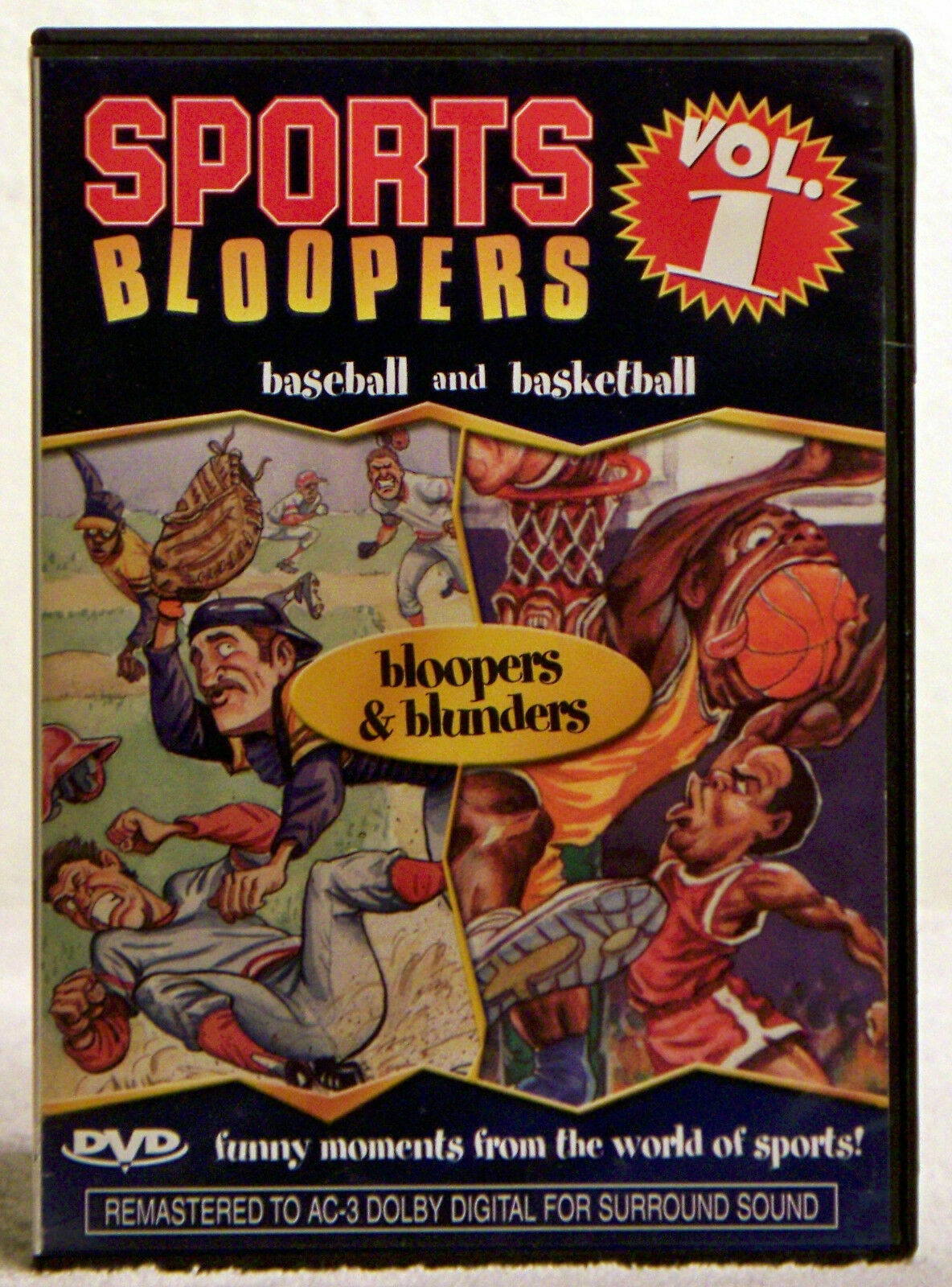 Sports Bloopers Vol. 1 Baseball & Basketball (DVD, 2002) Bloopers ...