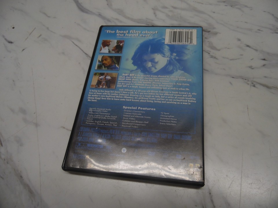 🎆BABY BOY(DVD,'01,WS)SPEC ED~TYRESE GIBSON~SNOOP DOGG~VING RHAMES🎆 ...