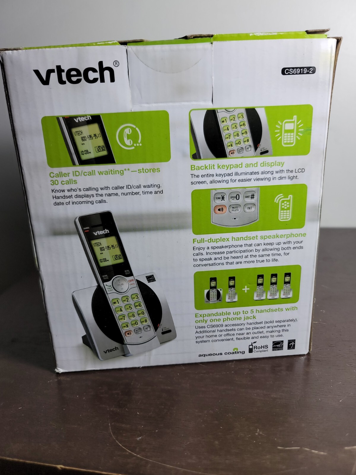 VTECH *CS6919-2* 2 HANDSET CORDLESS PHONE SYSTEM WITH CALLER ID CALL WAITING 735078031228| eBay