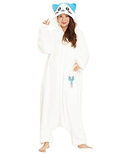Sazac Fleece Kigurumi Chikawa Adult One Size Fits Most Hachiware szc276 ...