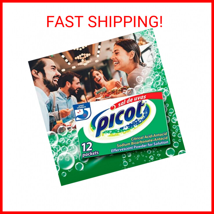 Sal de Uvas Picot, Effervescent Powder Solution, Antacid, 0.17 Oz, 3 ...