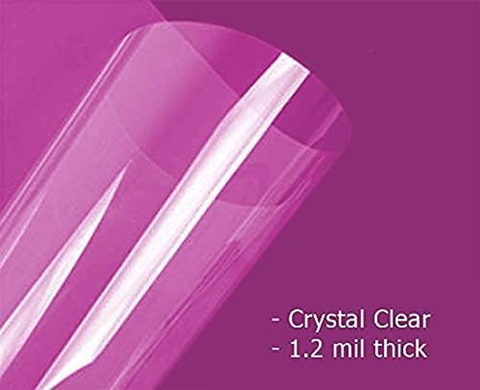 Clear Cellophane Wrap - 31.5 Inch Wide, 1.2 Mil Thick Roll for Gifts ...