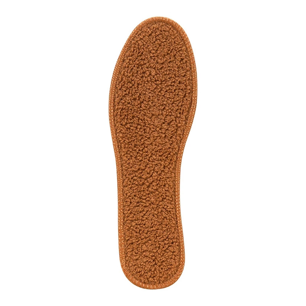1 Pair Sheepskin Insoles Soft Warm Winter Thick Inner Soles Sheep Wool ...