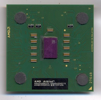 AMD Athlon 2400+ Socket A/462 CPU AXDA2400DKV3C 2.0 GHz Thoroughbred ...