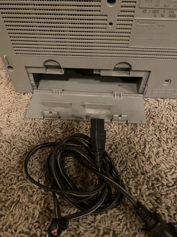 Vintage PANASONIC Boombox RX-4940 Portable Stereo FM AM Cassette Radio ...