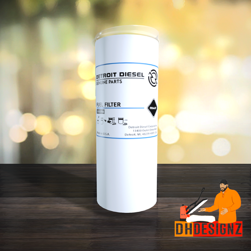 Detroit Diesel - Fuel Filter 23530706 - White 20oz Skinny Tumbler ...