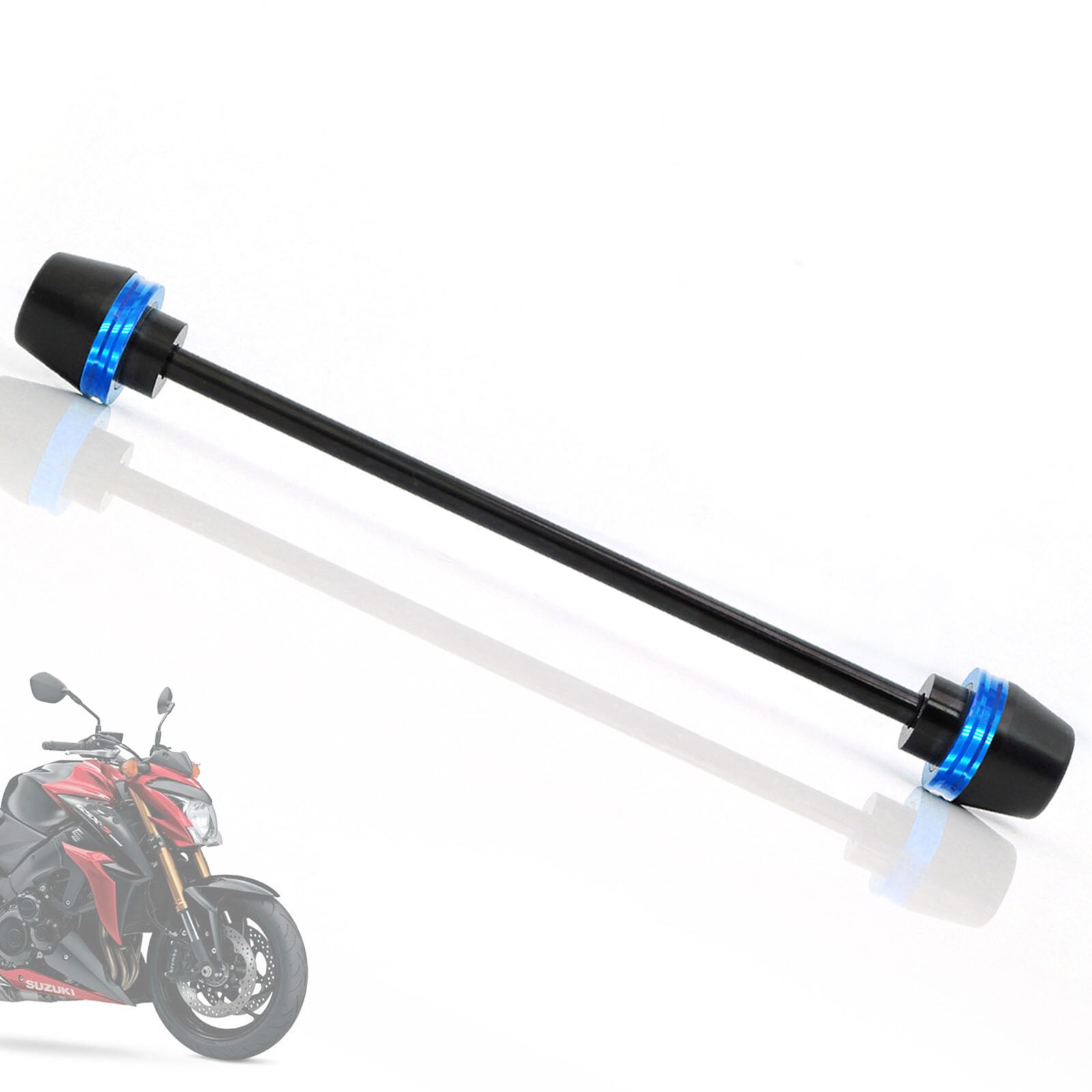 Blue Front Axle Fork Slider POM For Suzuki GSX S1000FA 17 18 19 | eBay