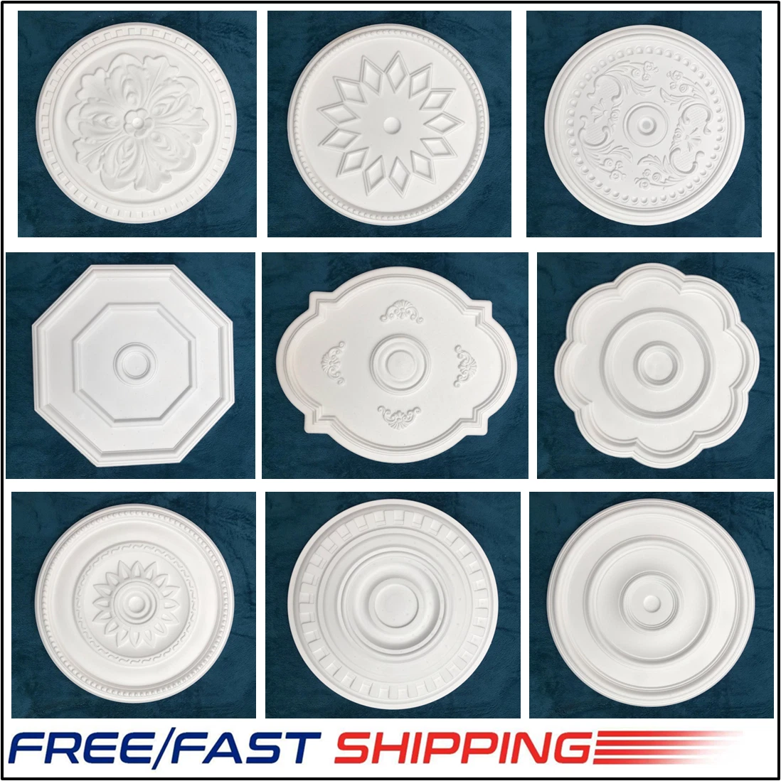 How To Paint A Polystyrene Ceiling Rose | Shelly Lighting