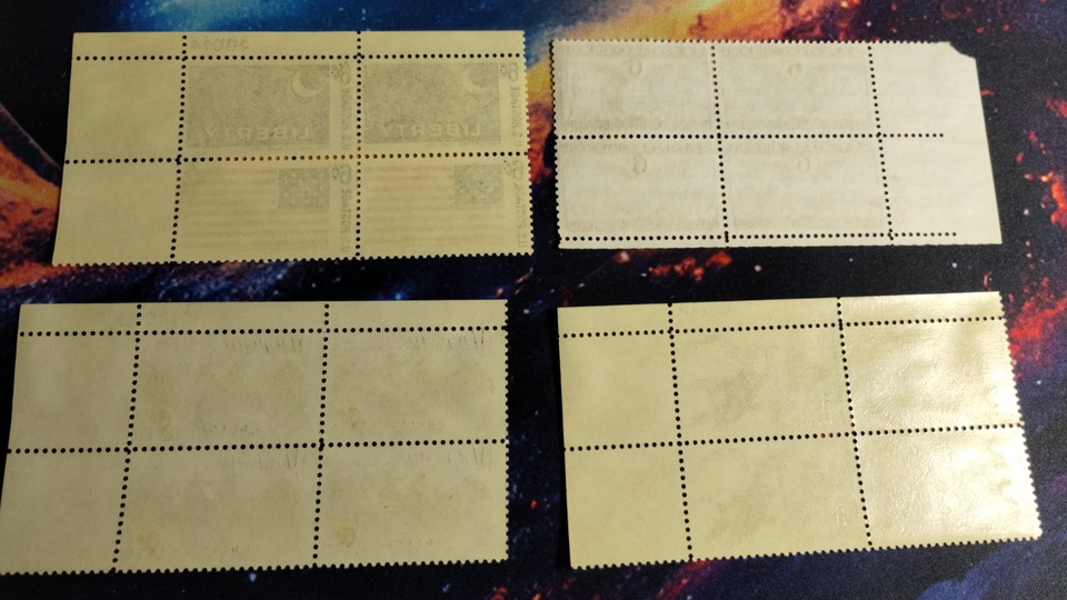 Lot US Stamp Plate Blocks. # 1345 - 1346, 1356, 1362, c40 Airmail MNH ...