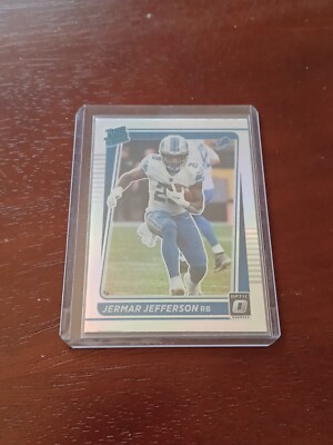 2021 Panini Donruss Optic Jemar Jefferson Holo Prizm RC #296 Rookie ...