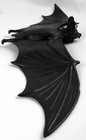 Hanging Bat On Sting Halloween Prop Rubber Decoration Ornament Figure ...