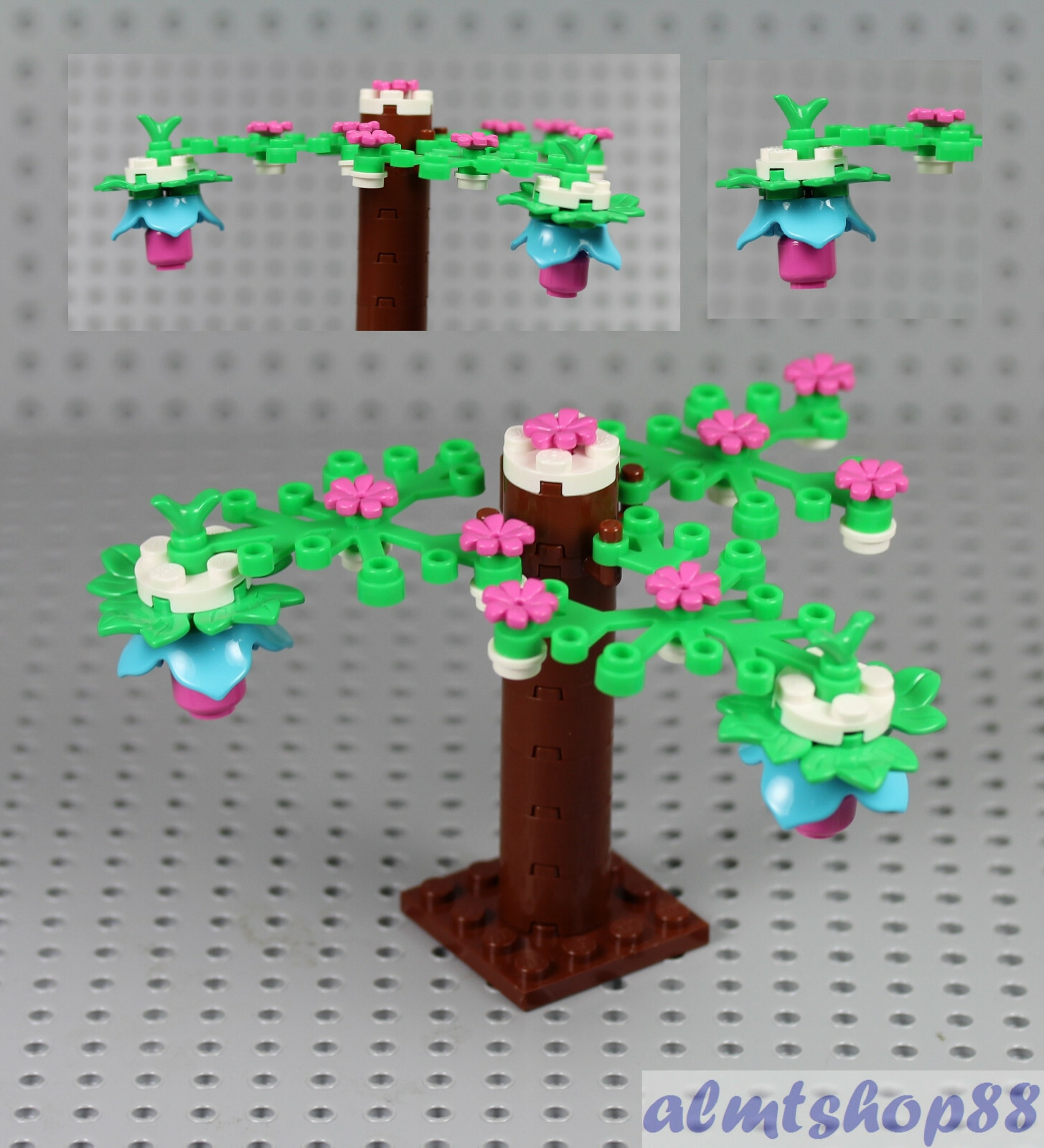 LEGO - Cherry Blossom Tree - Foliage Flower Plants Trunk Leaves ...