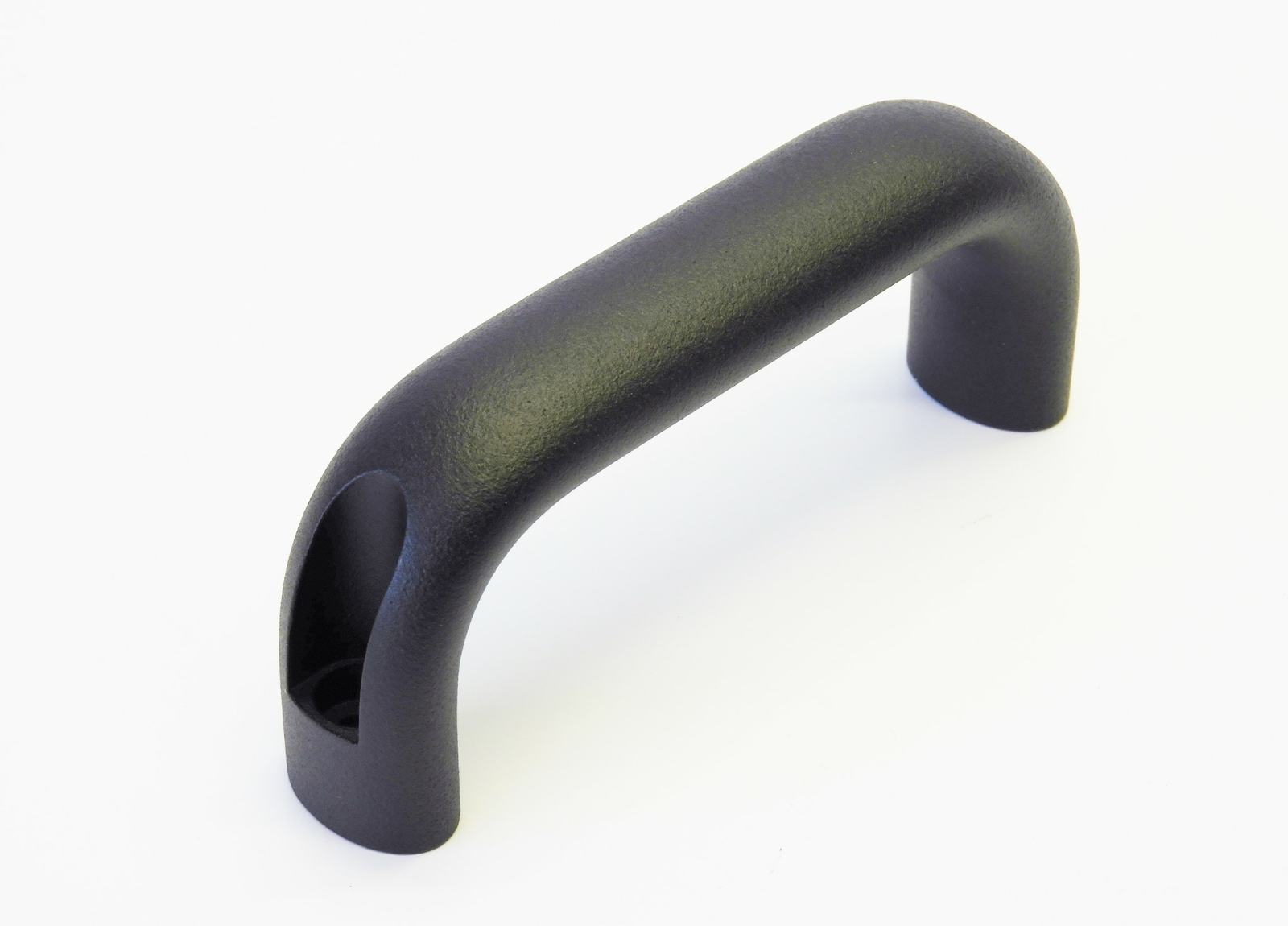 Unthreaded-Hole Pull Handles Black Powder-Coated Aluminum, 4-9/16 ...