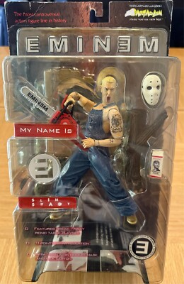 SLIM SHADY Eminem wielding chain saw 7'' Action Figure produced by Art ...