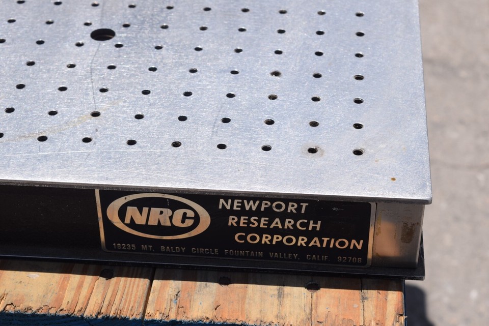Newport Research 4' x 3' x 2.25" Optical Laser Breadboard Table NRC 1/4 ...