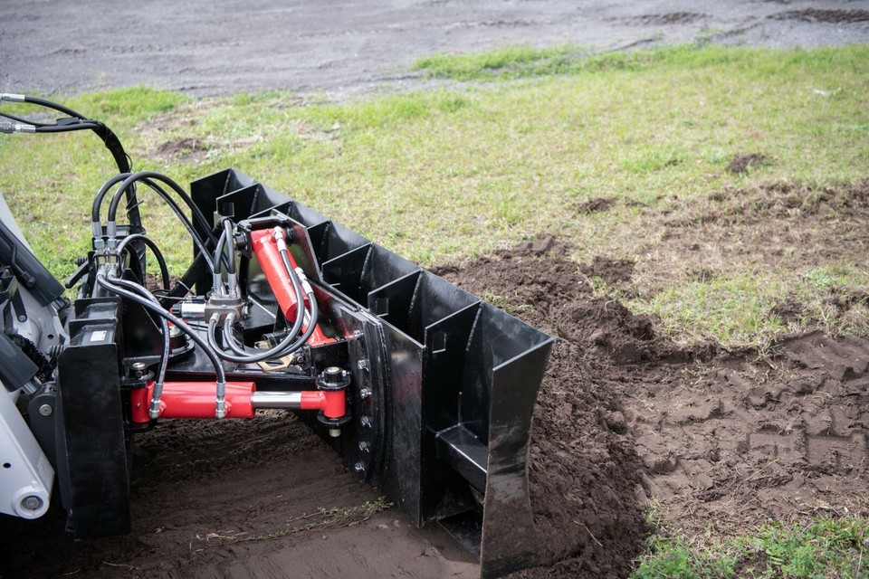 76" 6 Way Dozer Blade Wide Blade/Dirt Pusher for Volvo Machine | eBay