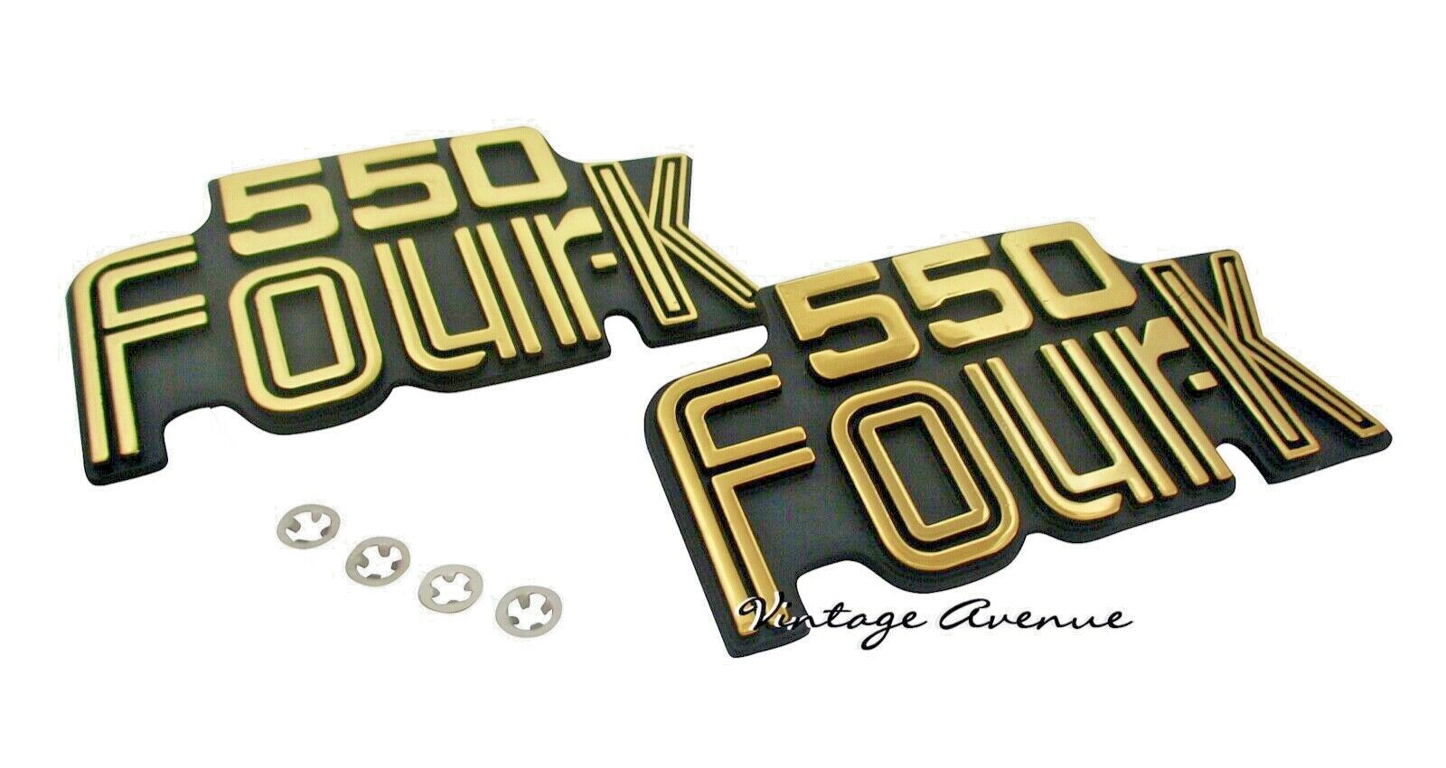 HONDA CB550K FOUR CB550 K3 1977 77 SIDE COVER EMBLEM BADGE LOGO [TW404 ...