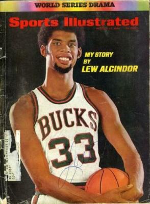 Signed "Lew" Alcindor JSA Signed 1969 Si Kareem Abdul Jabbar Autograph ...