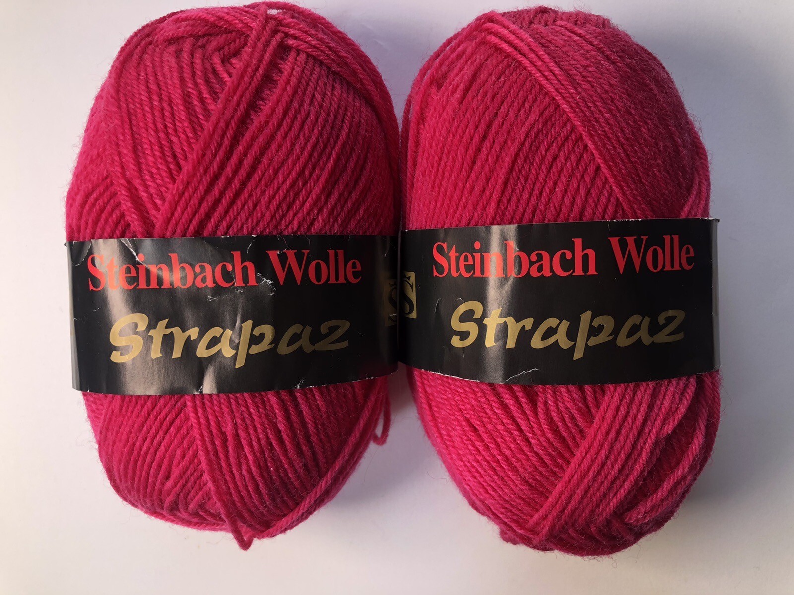 2 Skeins of Strapaz Yarn Steinbach Wolle Austria Sport weight Medium ...