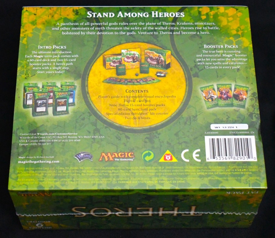 THEROS Magic the Gathering Sealed Fat Pack bundle box 9 booster packs ...