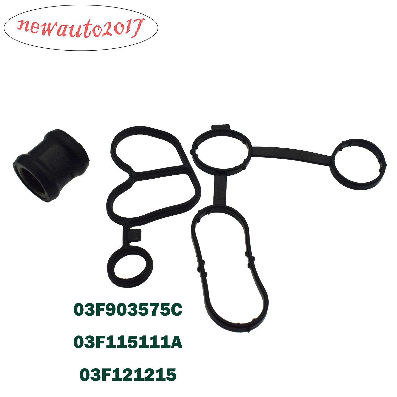 03F903575C New SET Oil Cooler Oil Filter Seal Gasket & Bush For Vw Seat ...