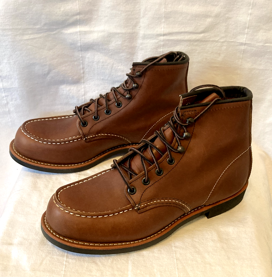 Red Wing Heritage 2954 Cooper Moc Toe Beckman Amber Portage US 8.5 RARE ...