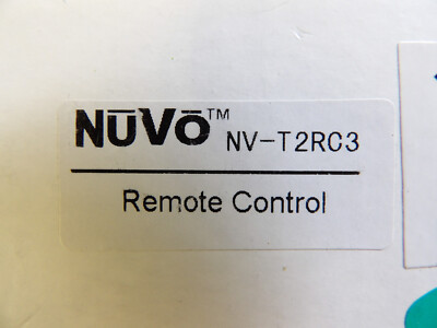 NuVo NV-T2 RC3 T2 Tuner Remote Controller | eBay