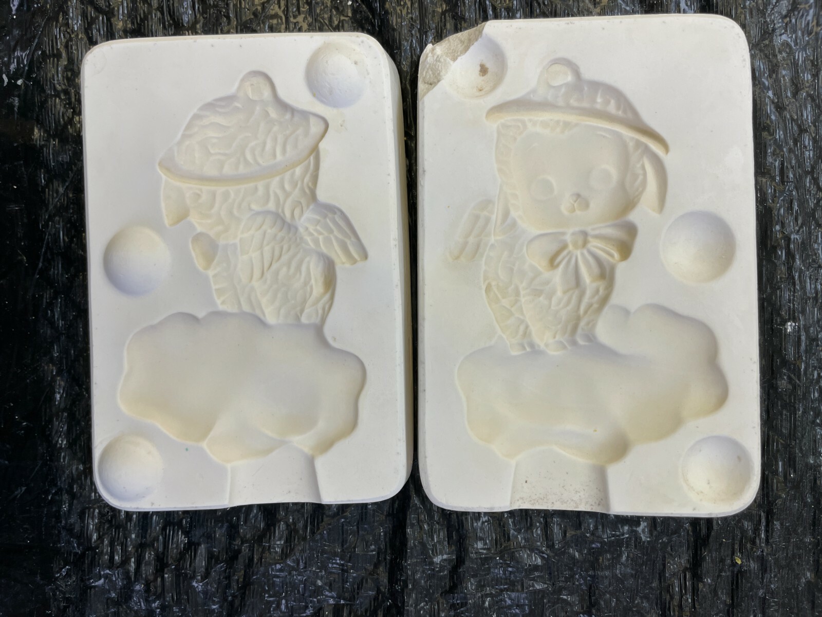 VINTAGE KIMPLE CERAMIC MOLD #EZ POUR -58 LAMBSAKES ORNAMENT | eBay