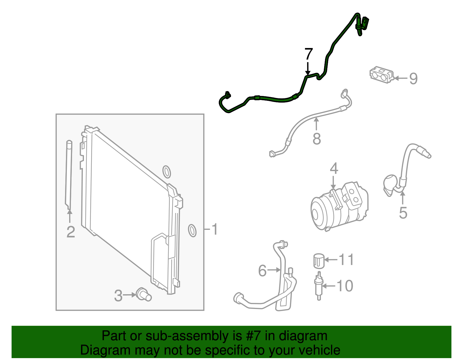 Genuine Mercedes-Benz AC Hoses 2048305116 OEM for sale online | eBay