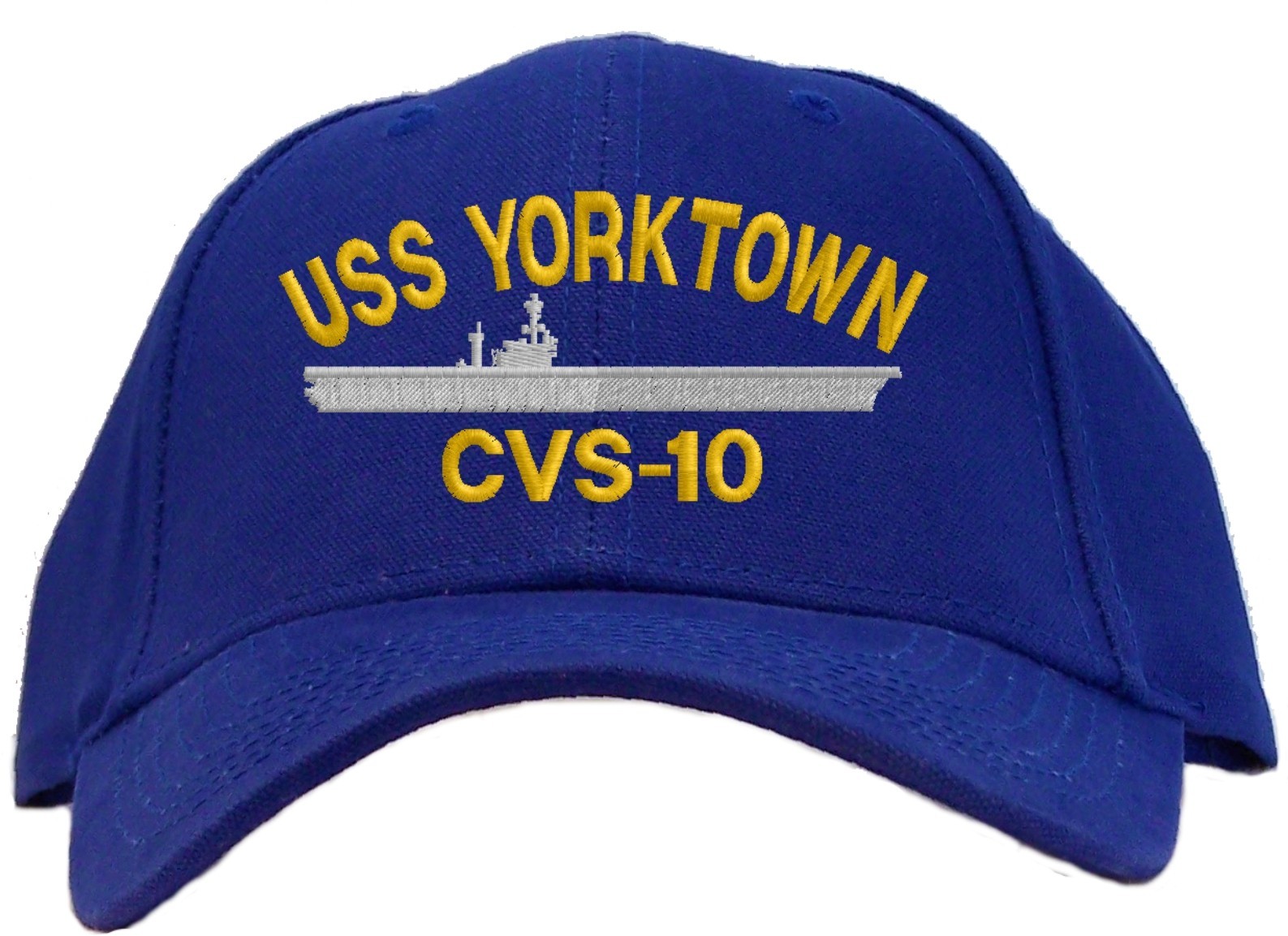 USS Yorktown CVS-10 Embroidered Baseball Cap - Available in 7 Colors ...